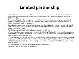 Kinds of partnership | PPTX