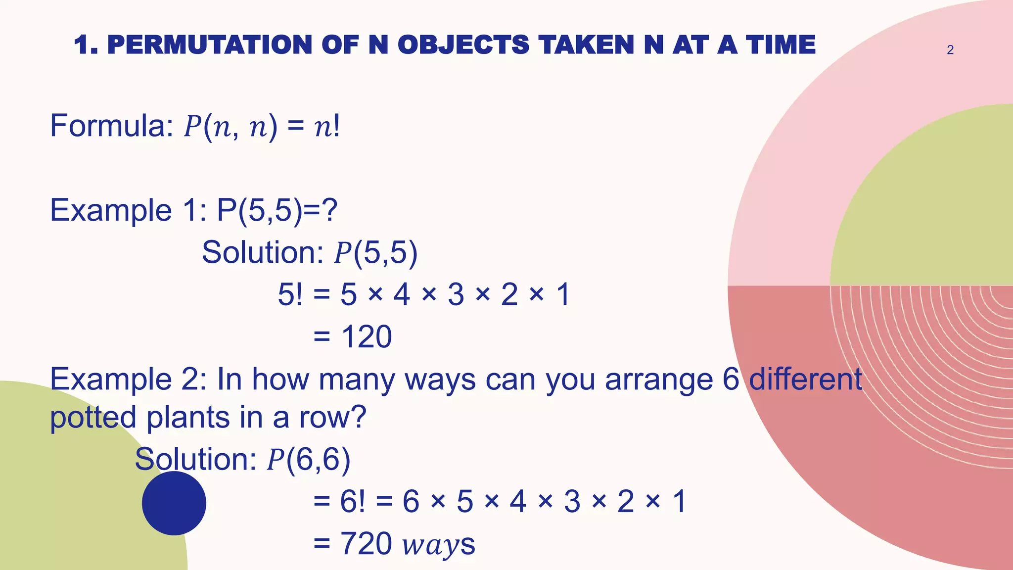 Kinds Of Permutation Pptx Programming Languages Computing