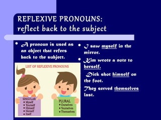 Kinds of pronouns | PPT