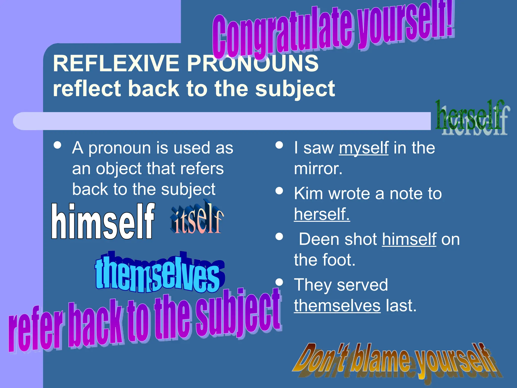 KINDS OF PRONOUNS GRADE 8............... | PPT