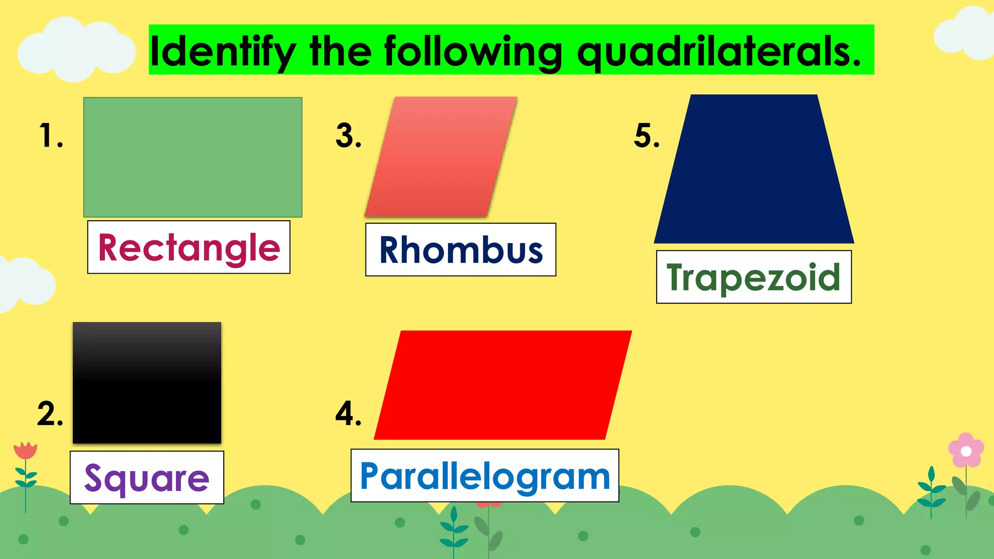 GRADE 4: KINDS OF QUADRILATERALS | PPTX