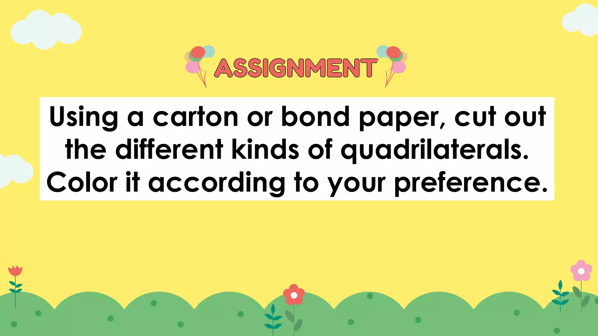 GRADE 4: KINDS OF QUADRILATERALS | PPTX