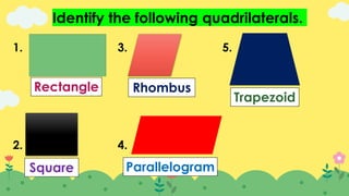GRADE 4: KINDS OF QUADRILATERALS | PPTX