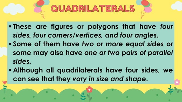 GRADE 4: KINDS OF QUADRILATERALS | PPTX | Physics | Science