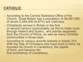 Religions in United Kingdom | PPTX