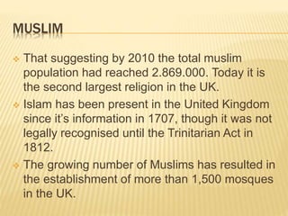 Religions in United Kingdom | PPTX