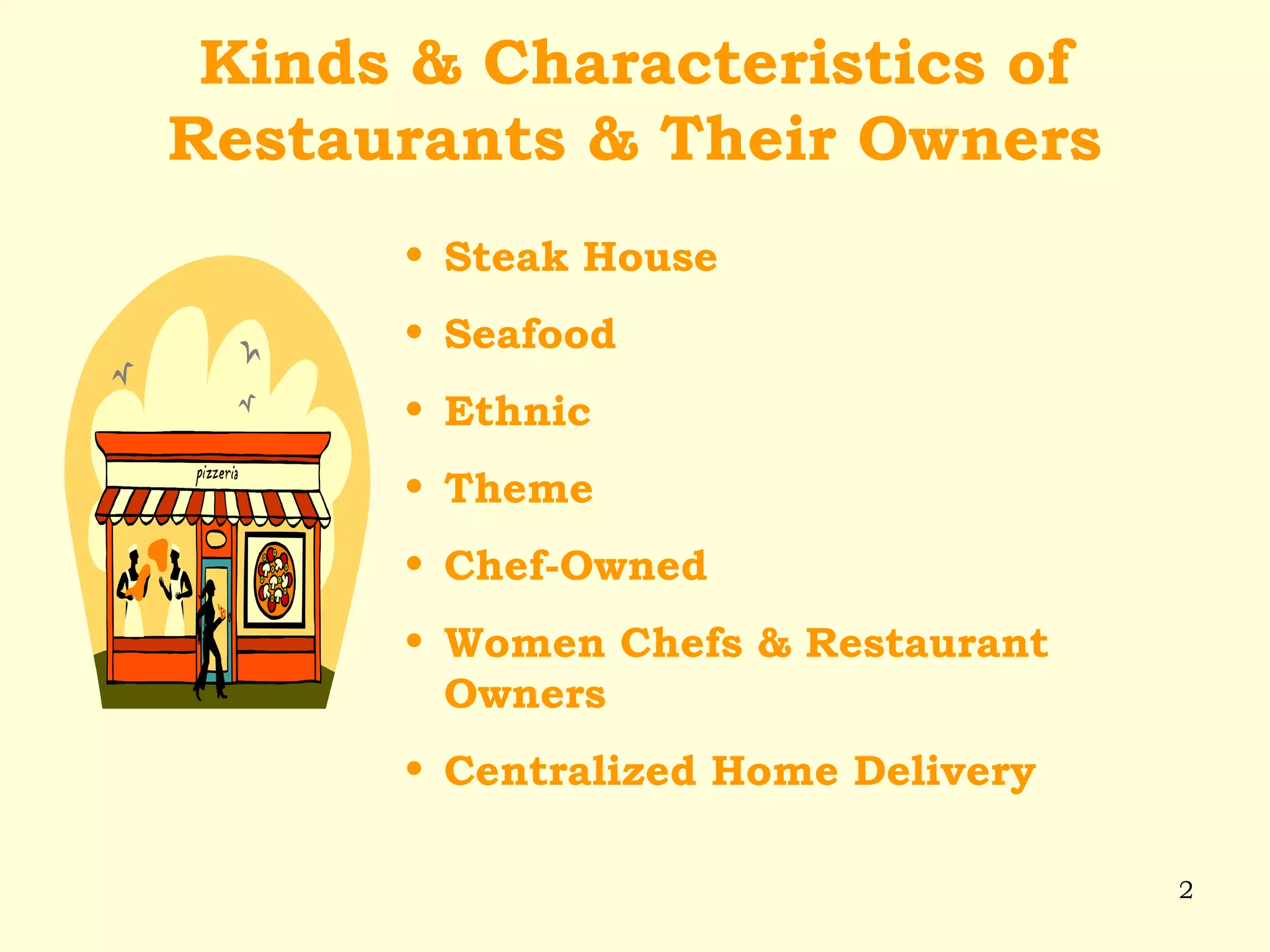 Kinds of restaurants | PPT