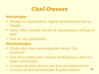 Kinds of restaurants | PPT