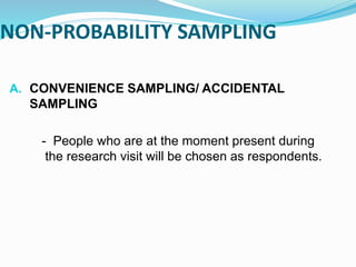 Kinds of sampling | PPTX | Science