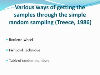Kinds of sampling | PPTX | Science