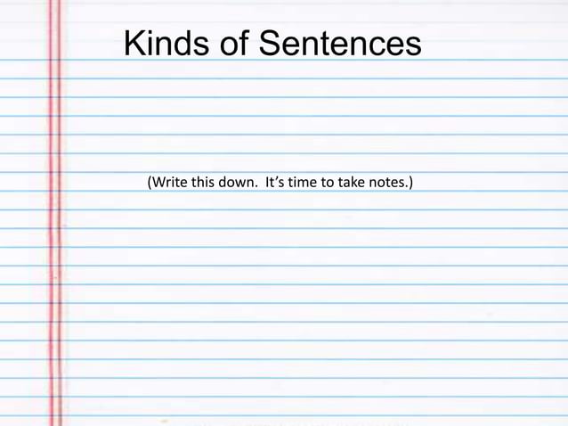 Kinds of Sentences- Unit 1 | PPT