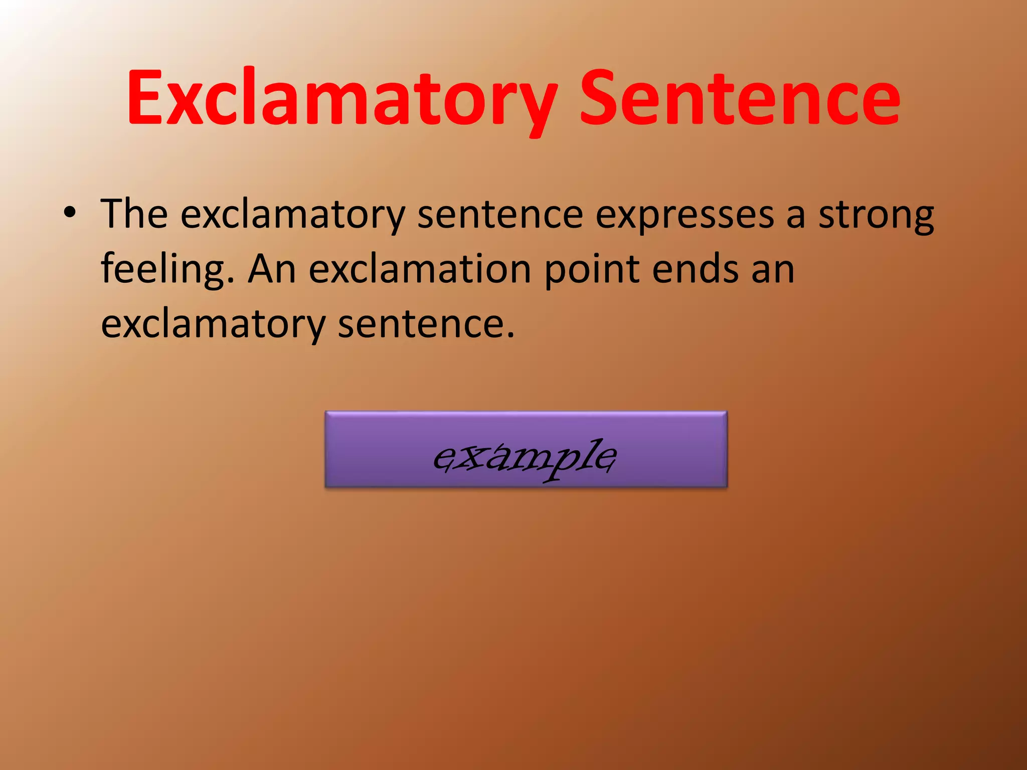 Kinds of sentences | PPTX