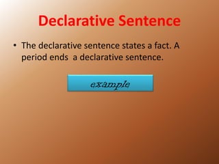 Kinds of sentences | PPTX
