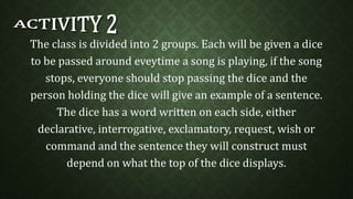 Kinds of Sentences | PPTX