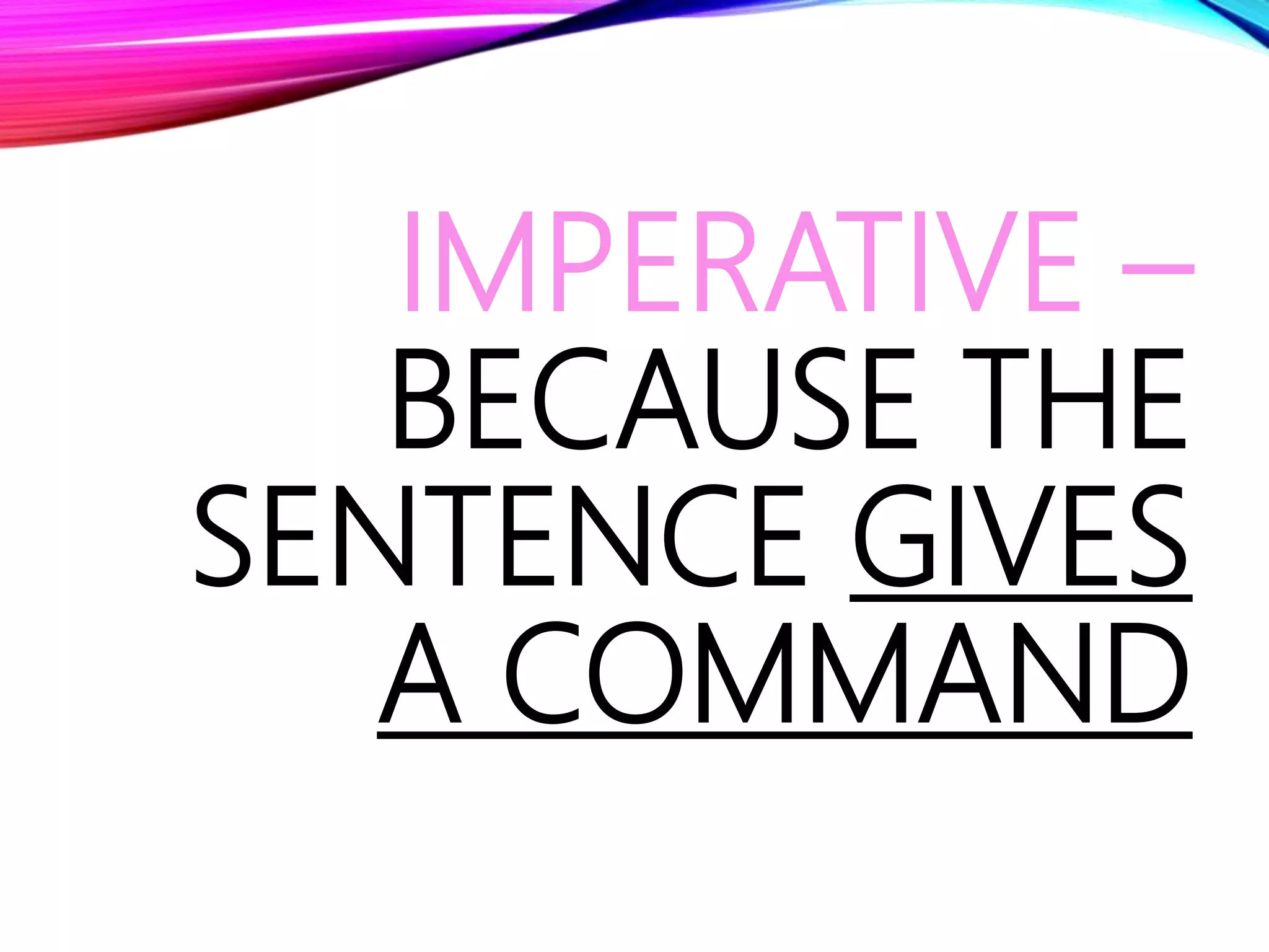 Kinds of sentences | PPTX