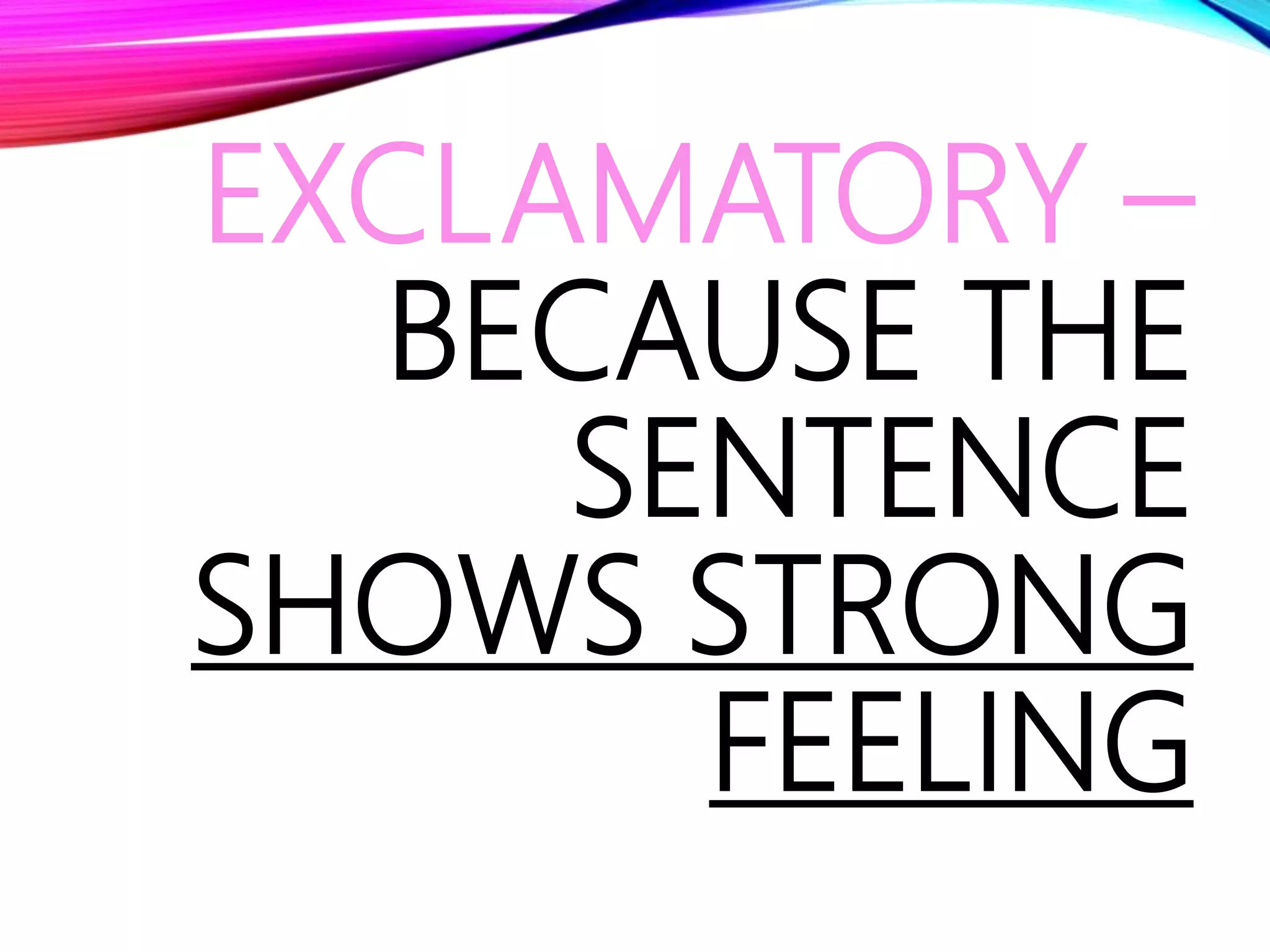 Kinds of sentences | PPTX