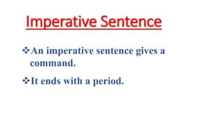 Kinds of sentences | PPT