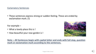 Kinds of sentences | PPT