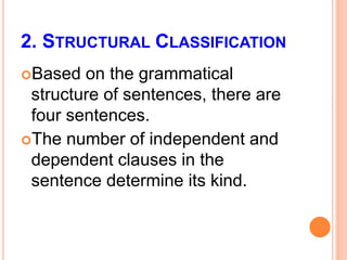 Kinds of Sentences | PPT