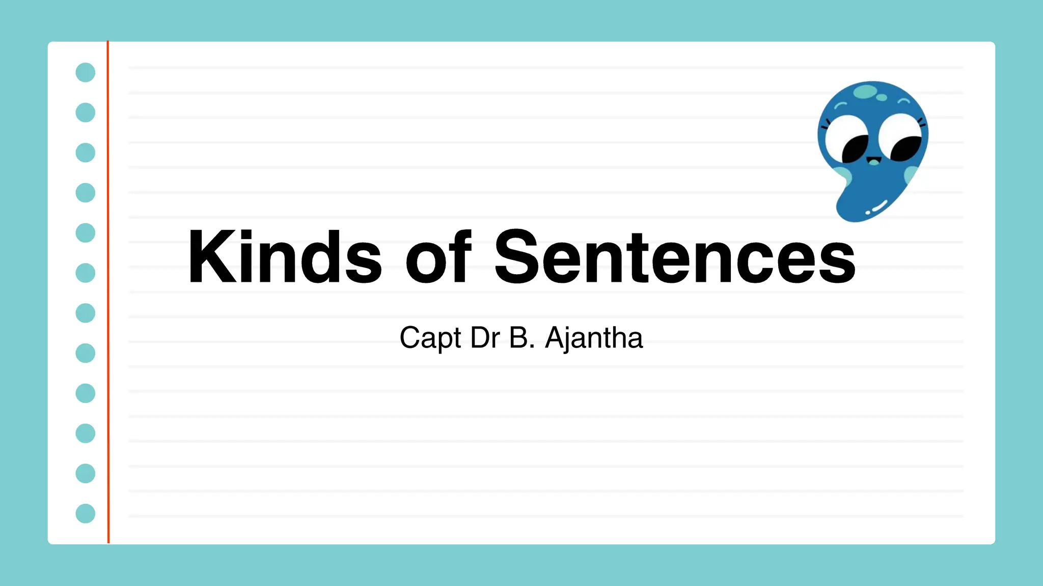 Kinds of Sentences (Based on Purpose & Structure) | PPTX