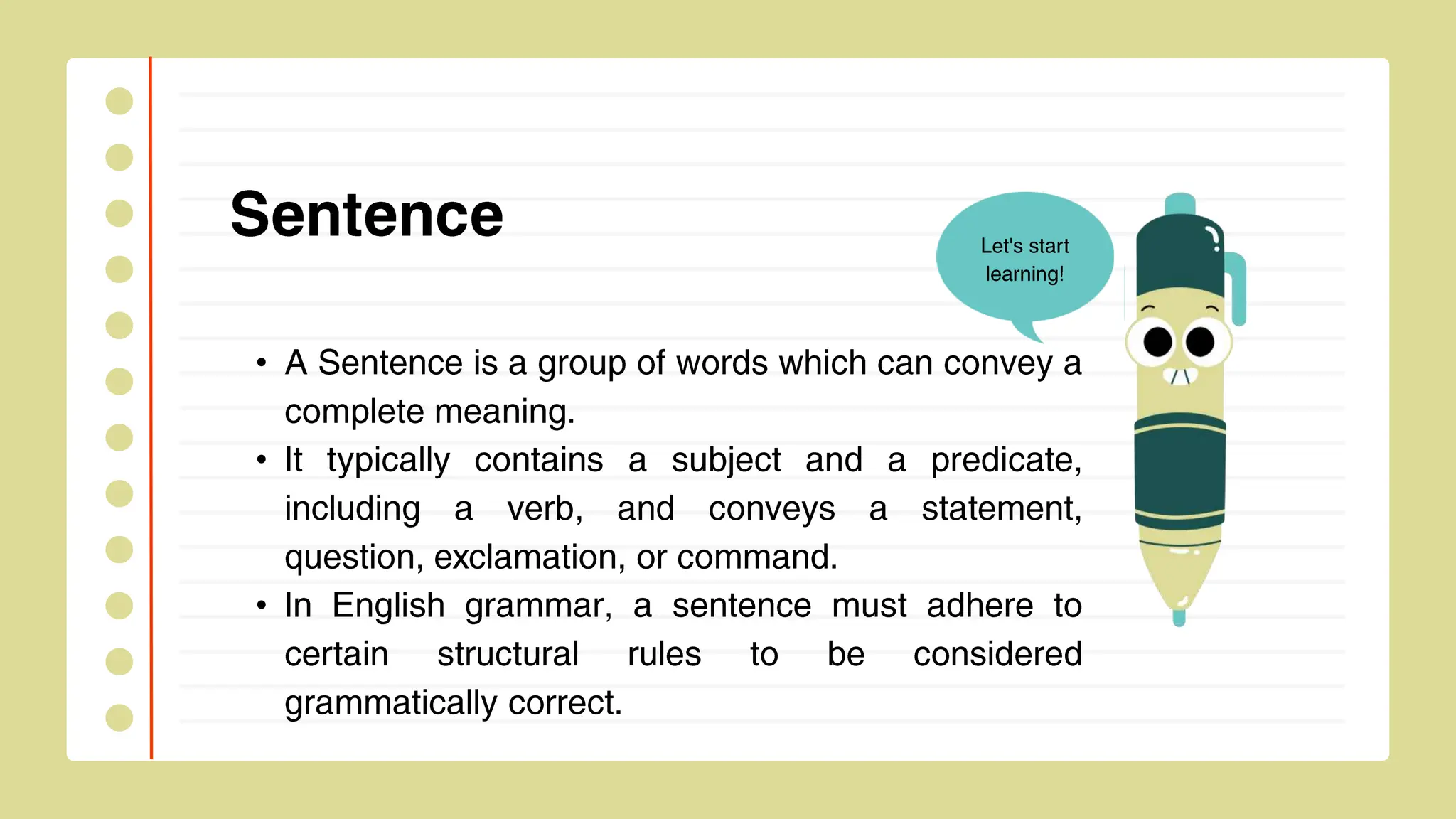 Kinds of Sentences (Based on Purpose & Structure) | PPTX