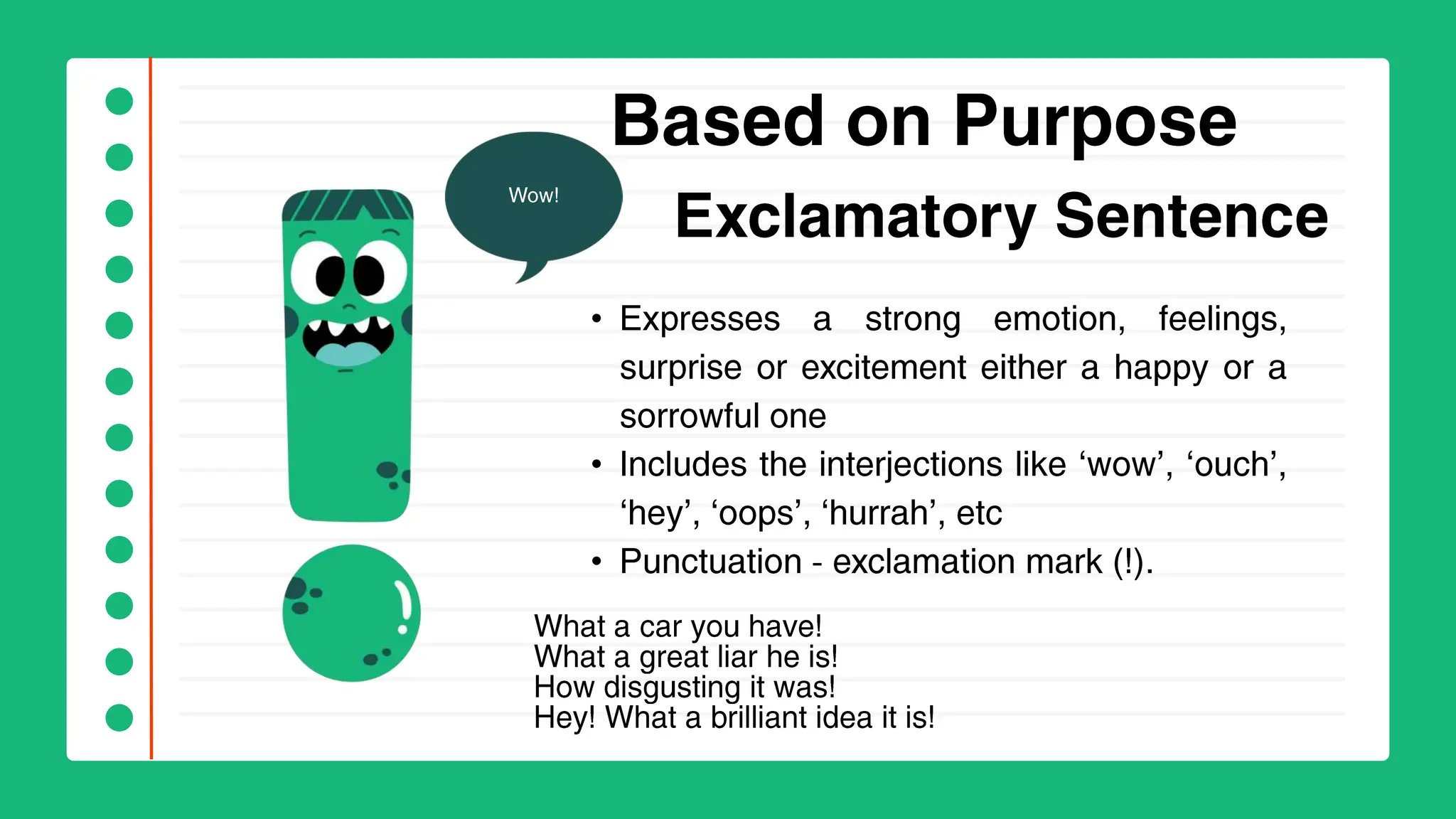 Kinds of Sentences (Based on Purpose & Structure) | PPTX