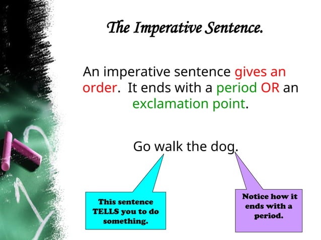 kinds of sentences.ppt along with examples | PPT