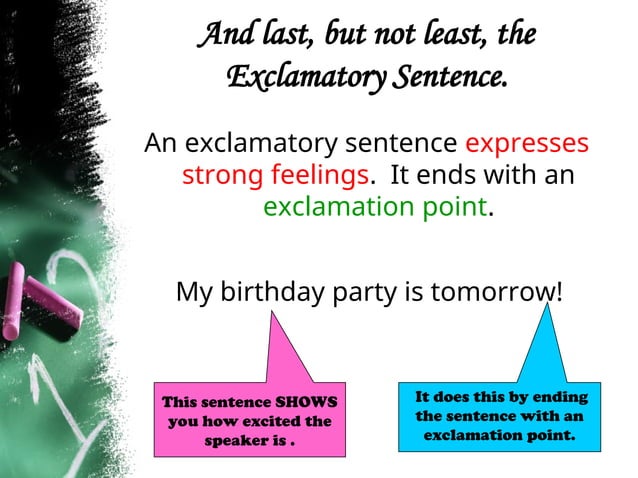 kinds of sentences.ppt along with examples | PPT