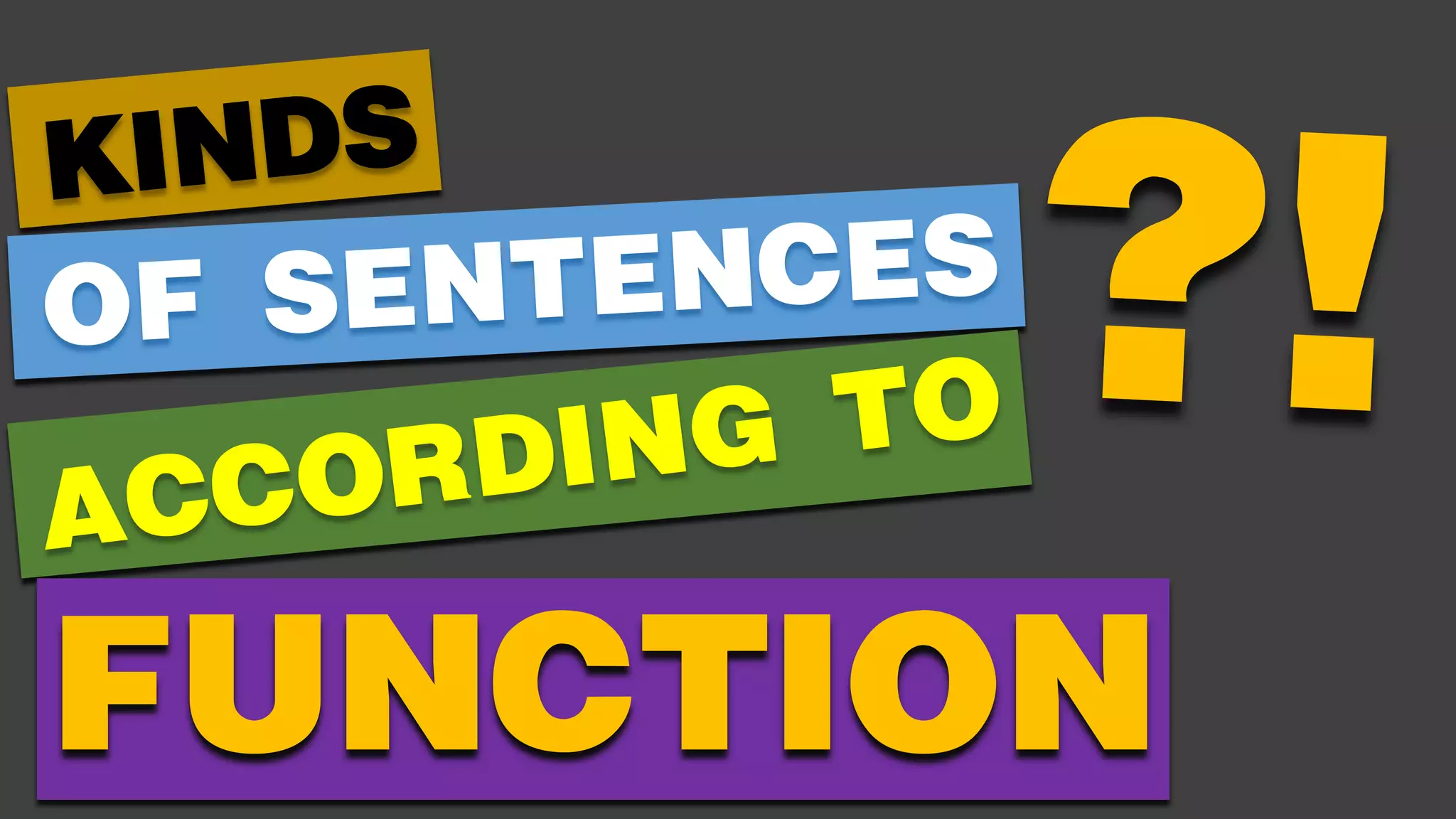 Kinds of Sentences According to Function | PDF