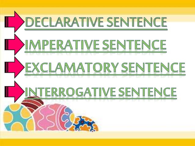 Kinds of sentences according to function | PPTX