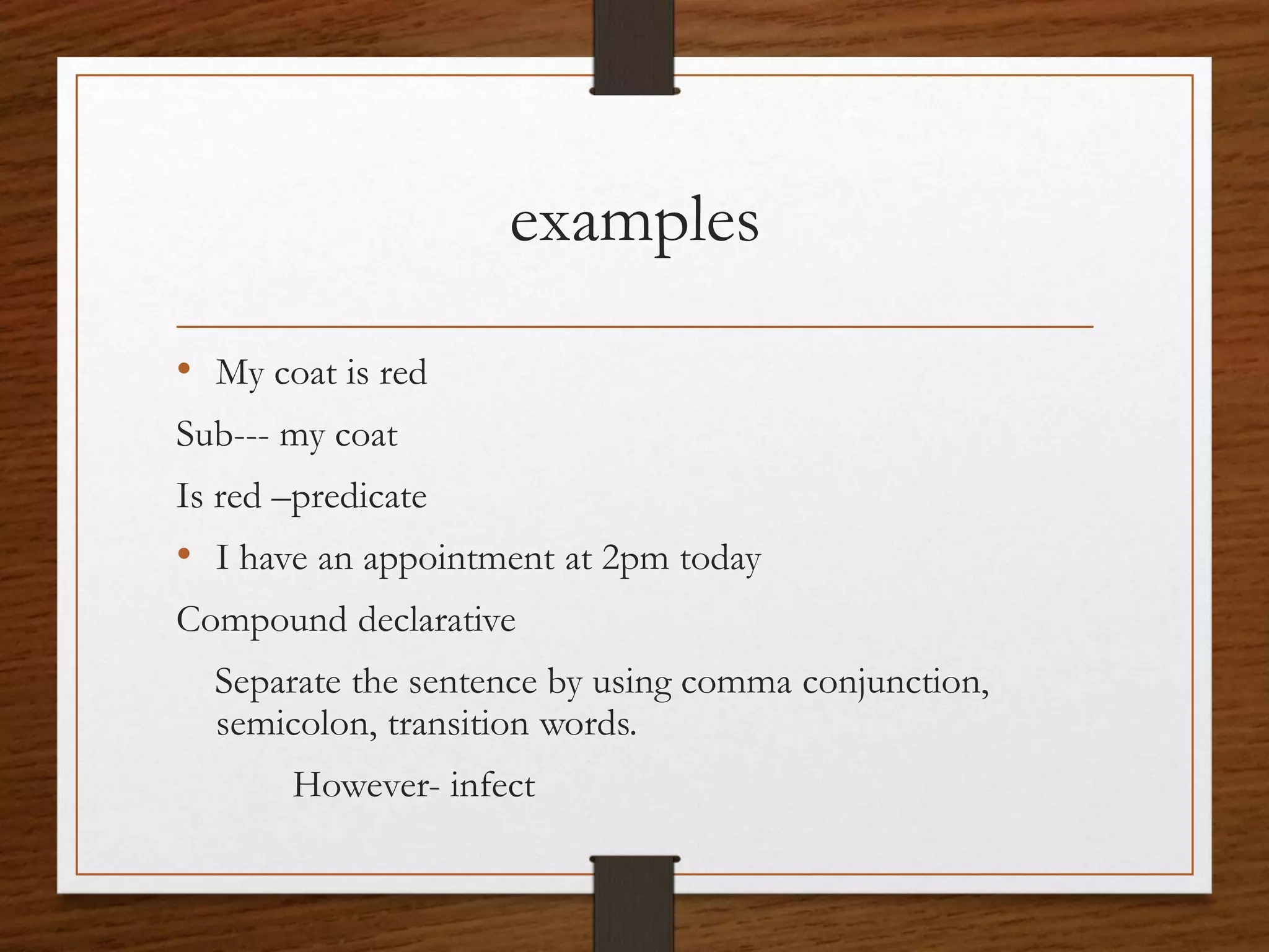 Kinds of sentences by function | PPT