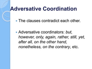 Kinds of sentences; compound sentences | PPTX