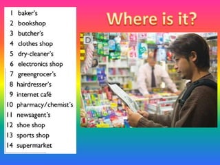 Kinds of shops | PPTX