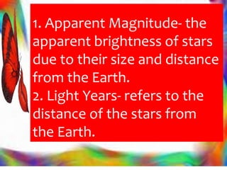 Kinds of stars according to color- Grade Six Science | PPTX
