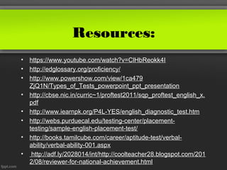 Kinds of tests | PPT