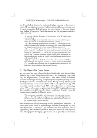 Kinds Of Theory Of Legal Argumentation | PDF | Law