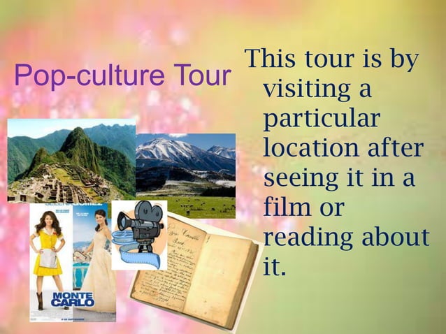 Kinds of tour/types of tourism | PPTX | Travel Locations | Travel