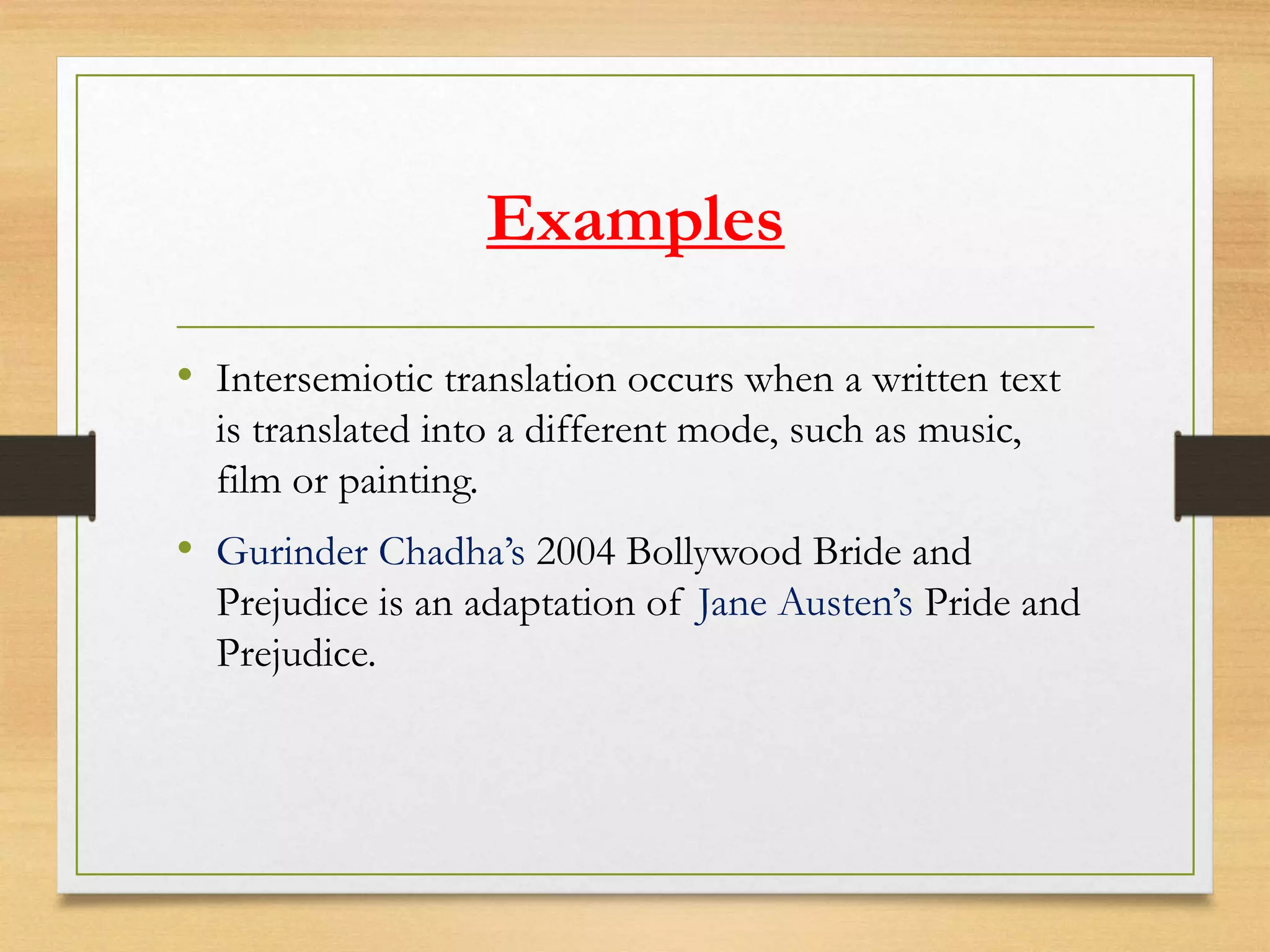 Kinds of translation | PPTX