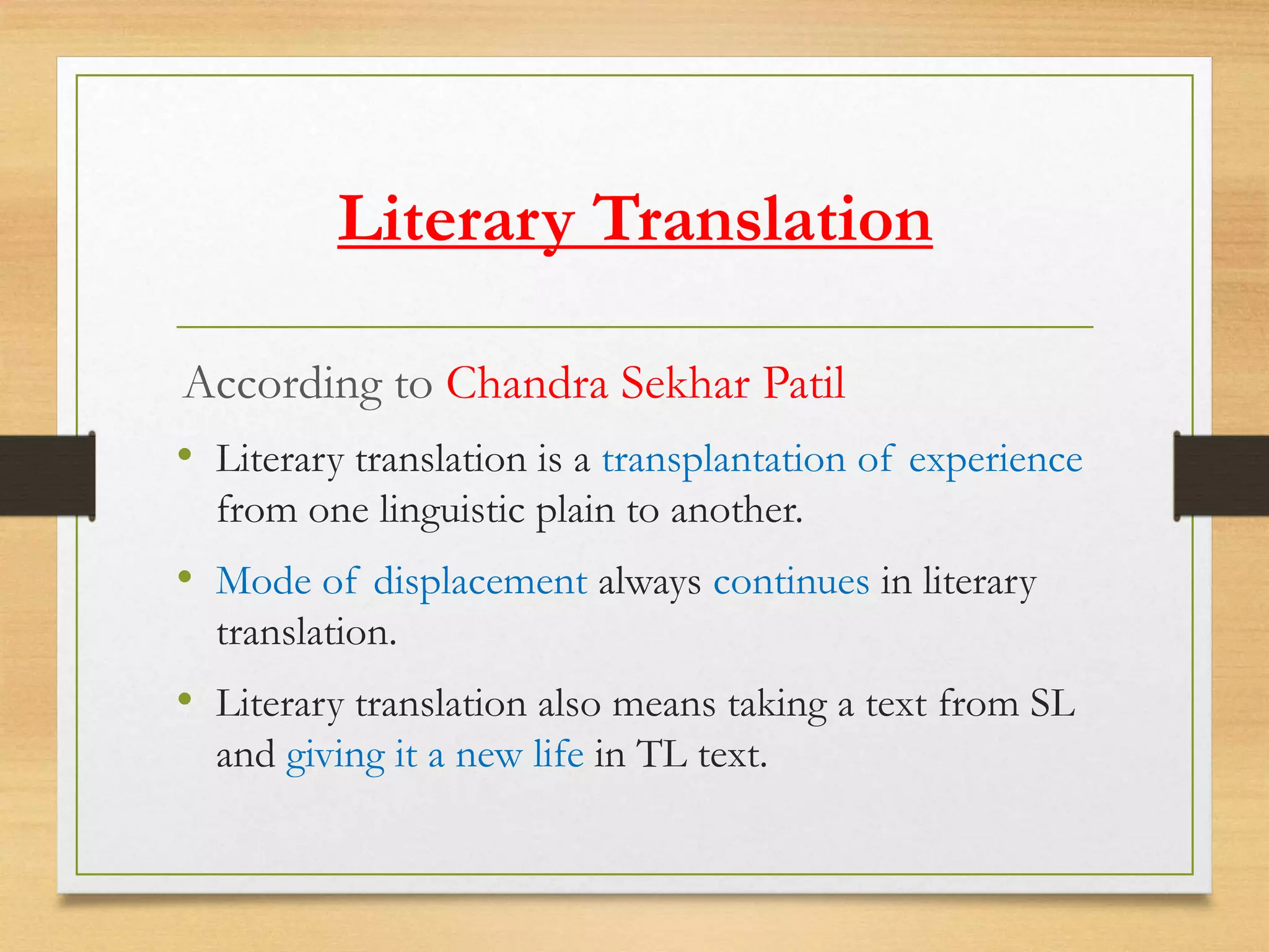 Kinds of translation | PPTX