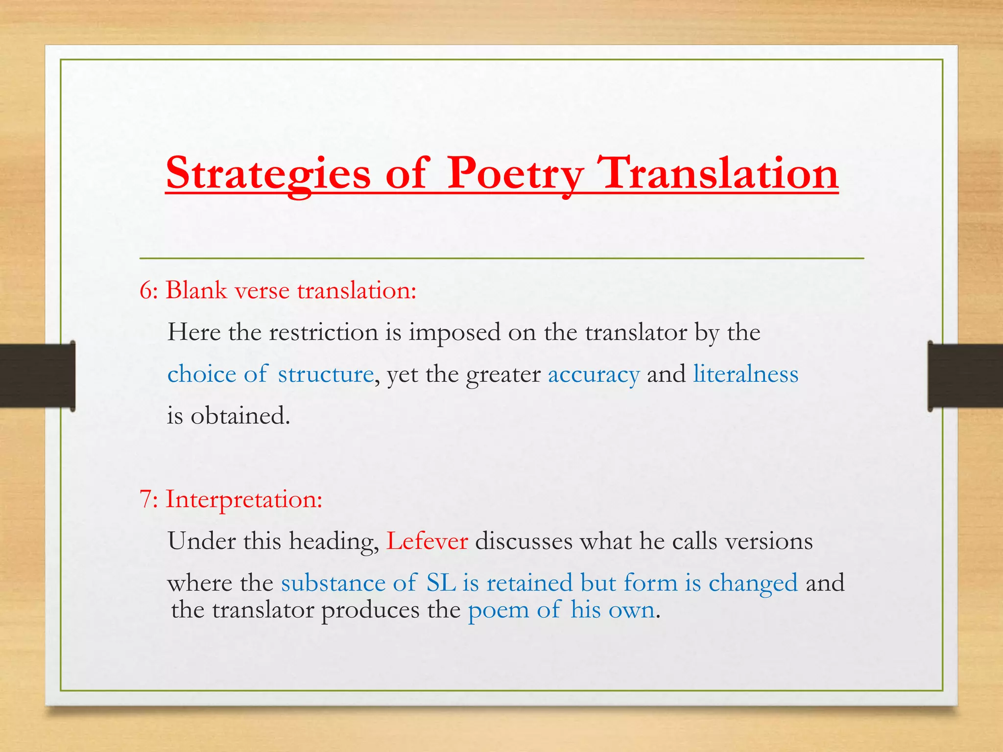 Kinds of translation | PPTX