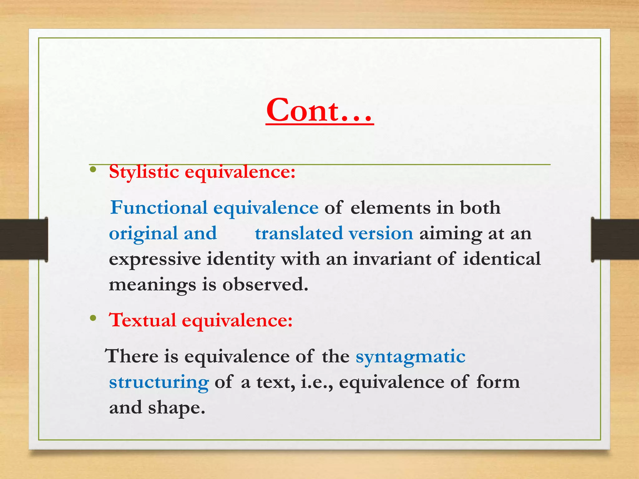 Kinds of translation | PPTX