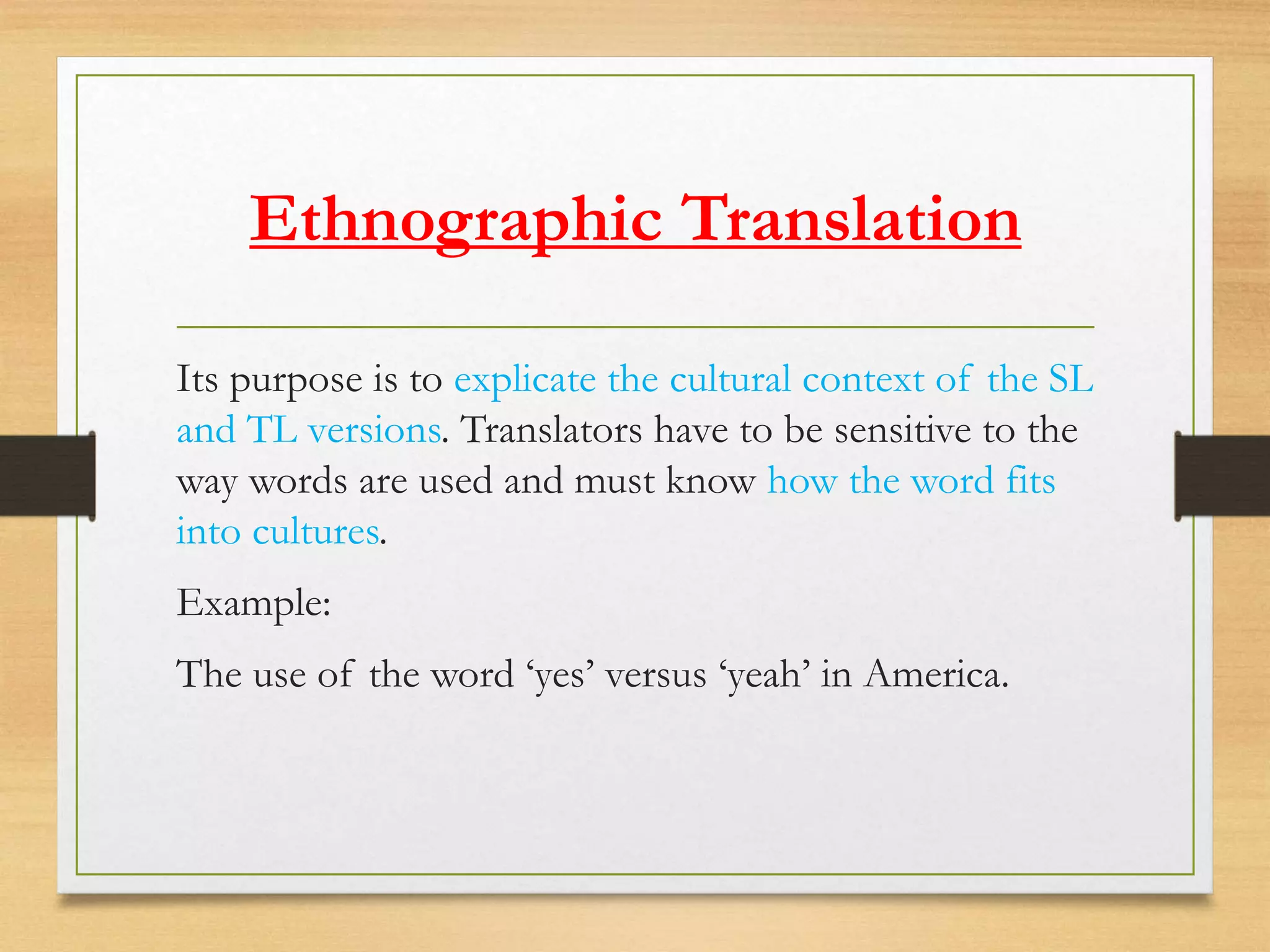 Kinds of translation | PPTX