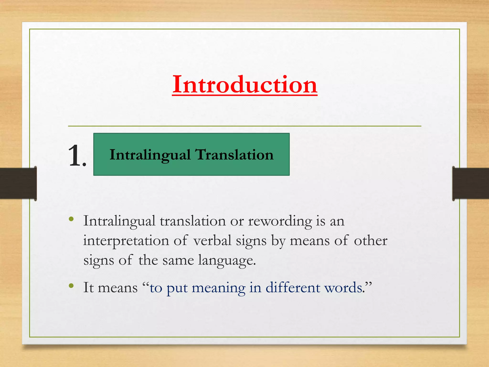 Kinds of translation | PPTX