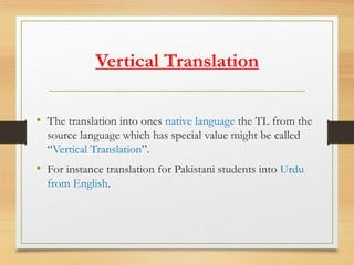 Kinds of translation | PPTX