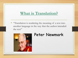 Kinds of translation | PPTX