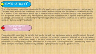 Kinds of utility | PPT
