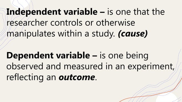 PR2: KINDS OF VARIABLES AND ITS USES.pptx | Science