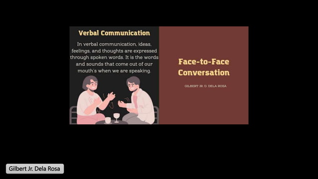 Kinds of Verbal Communication examplestx | PPTX