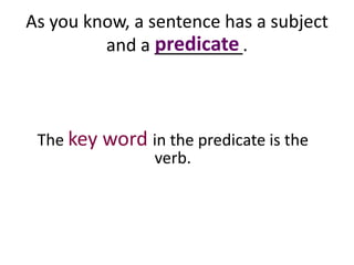 Kinds of Verbs- Unit 3 | PPTX