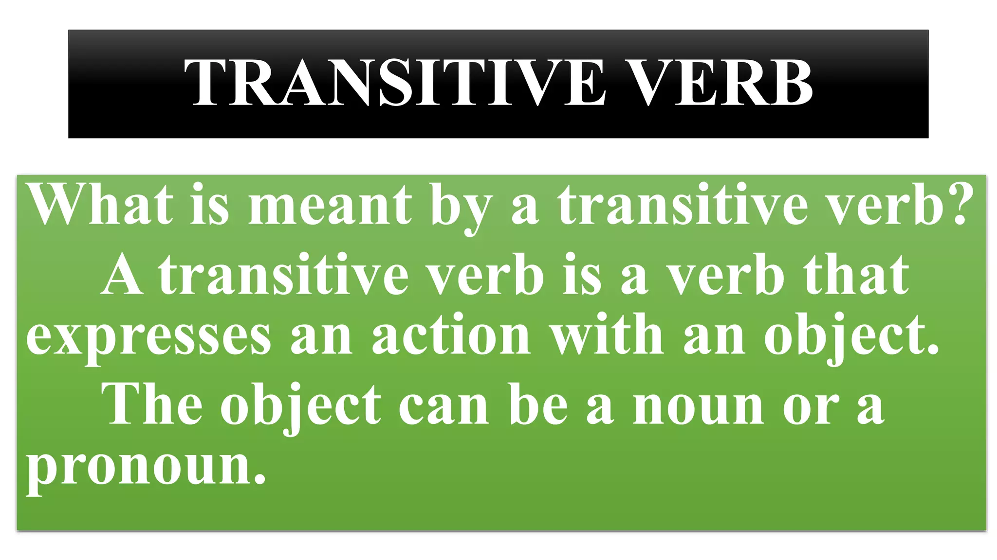 Kinds of verbs | PPTX